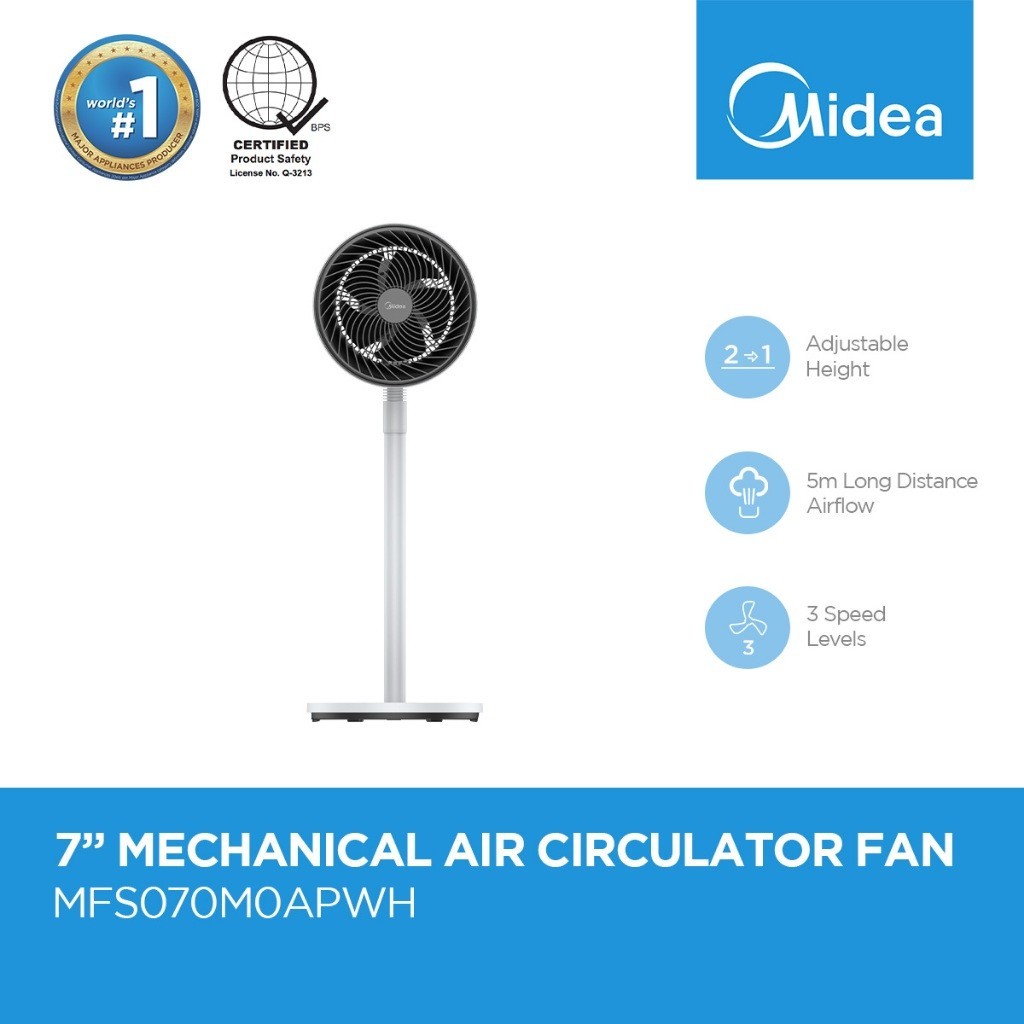 Midea 7" Mechanical Air Circulator Fan | Lazada PH