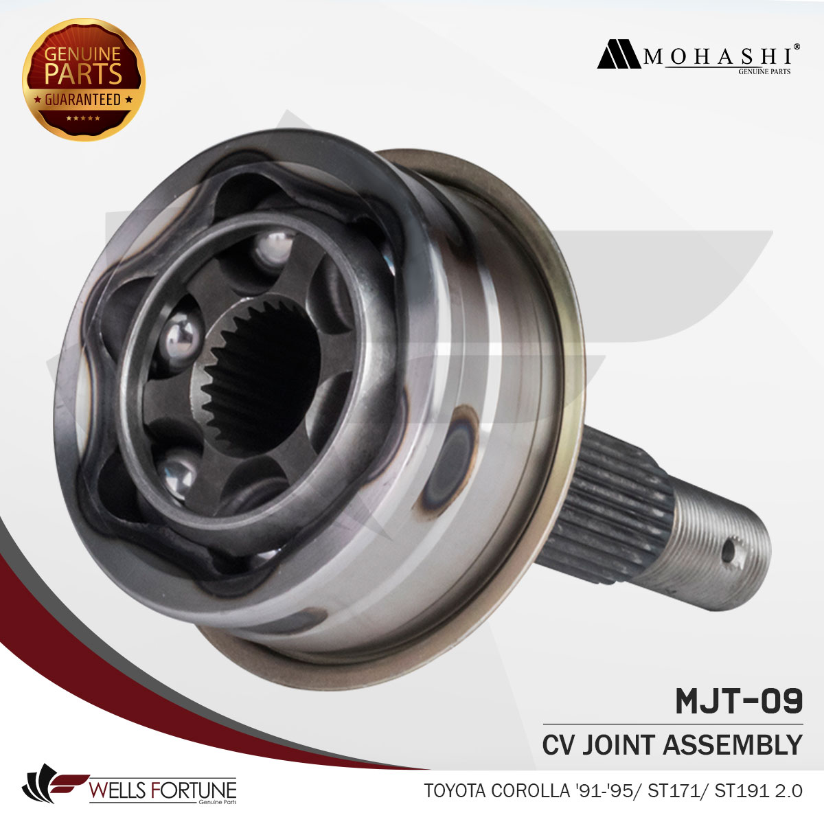 TOYOTA COROLLA '91-'95/ ST171/ ST191 2.0 MOHASHI CV JOINT ASSEMBLY ...