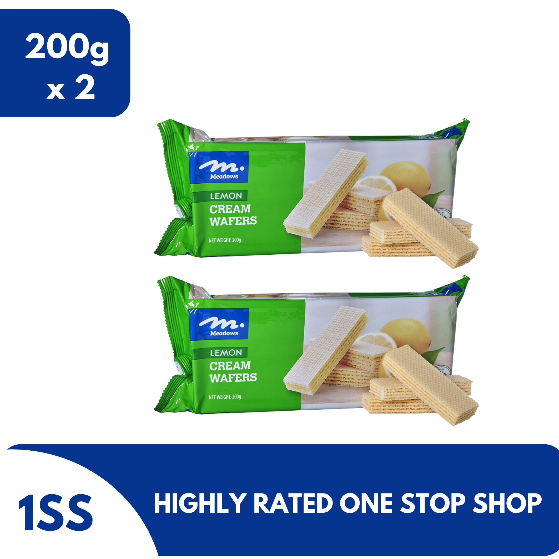 Meadows Lemon Cream Wafers, 200g set of 2 | Lazada PH