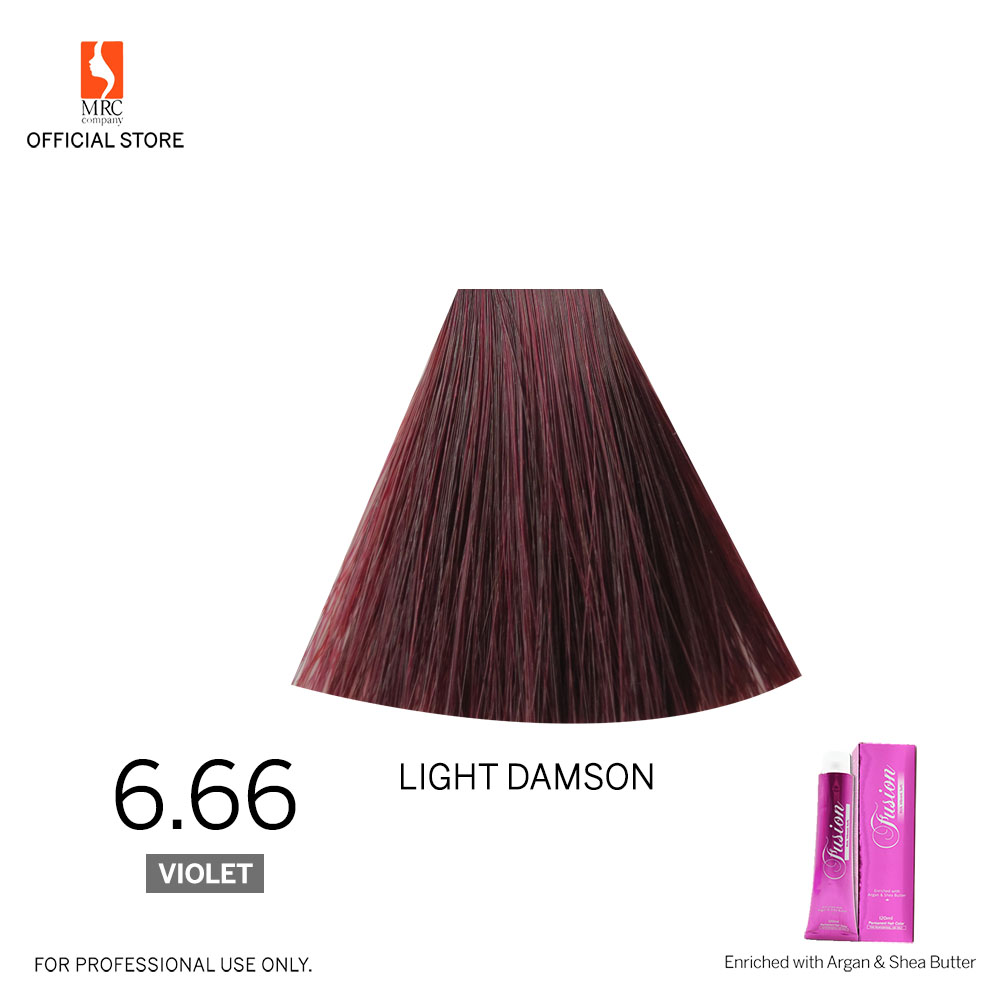 FUSION HAIR COLOR 6.66 LIGHT DAMSON 120ML | Lazada PH