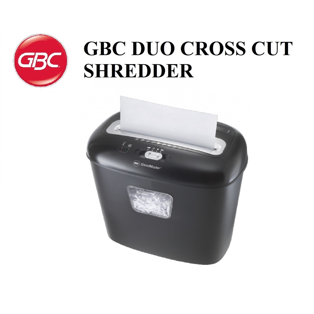 GBC PAPER SHREDDING MACHINE DUO G2102560 Cross Cut Shredder | Lazada PH