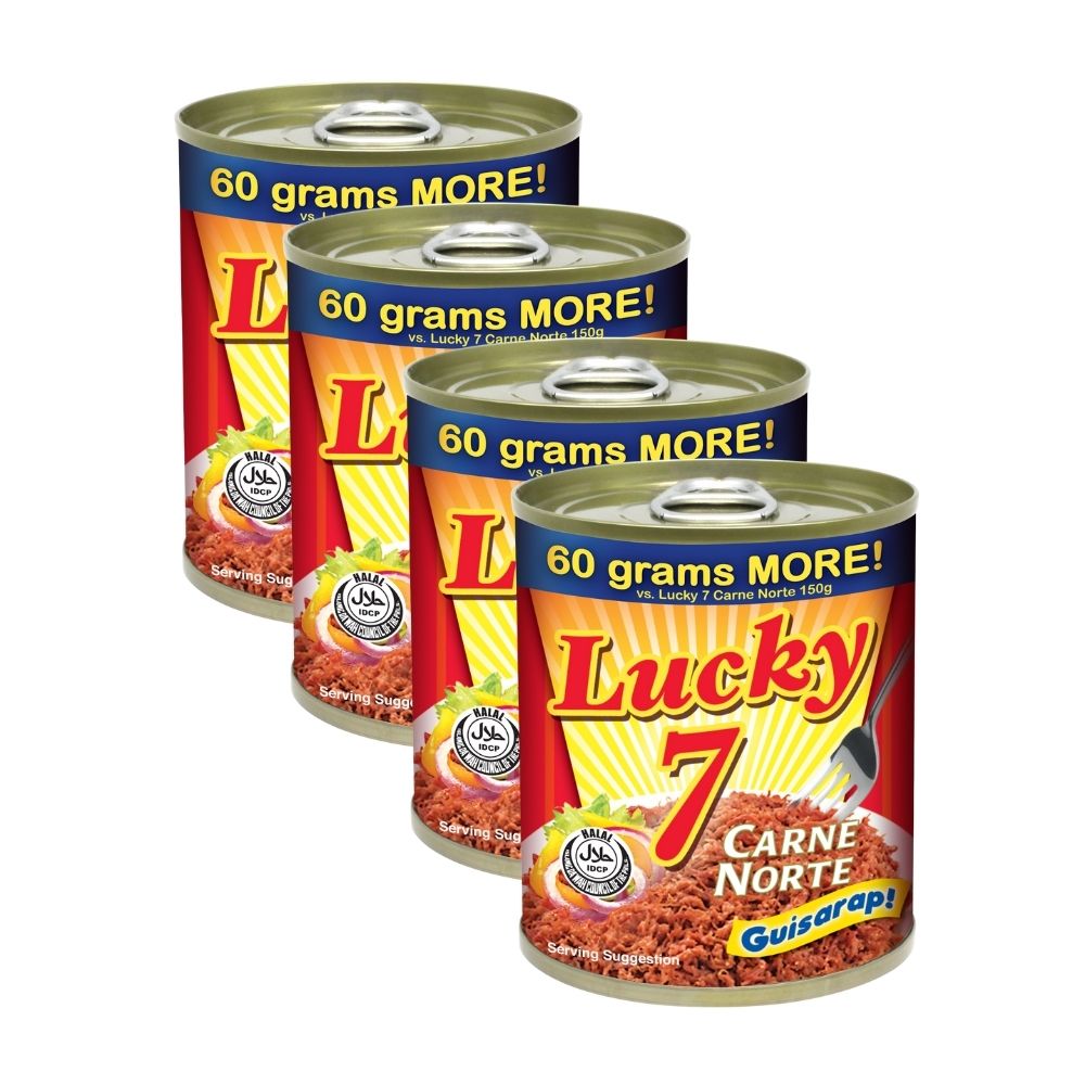 Lucky 7 Carne Norte 210g - Pack of 4 | Lazada PH
