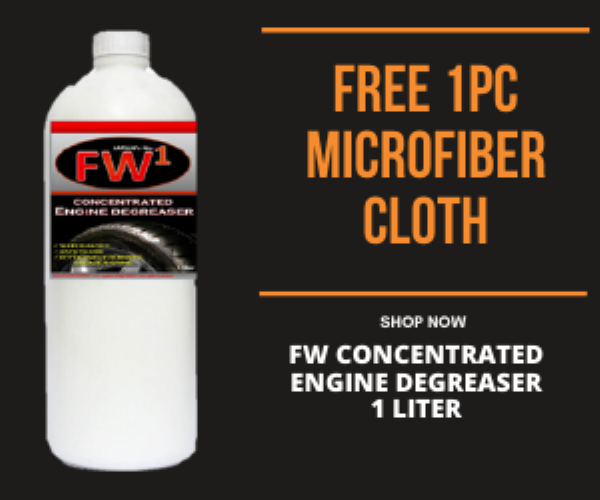 BEST PRICE FW CONCENTRATED ENGINE DEGREASER 1 LITER JAPAN'S NO. 1 Water ...