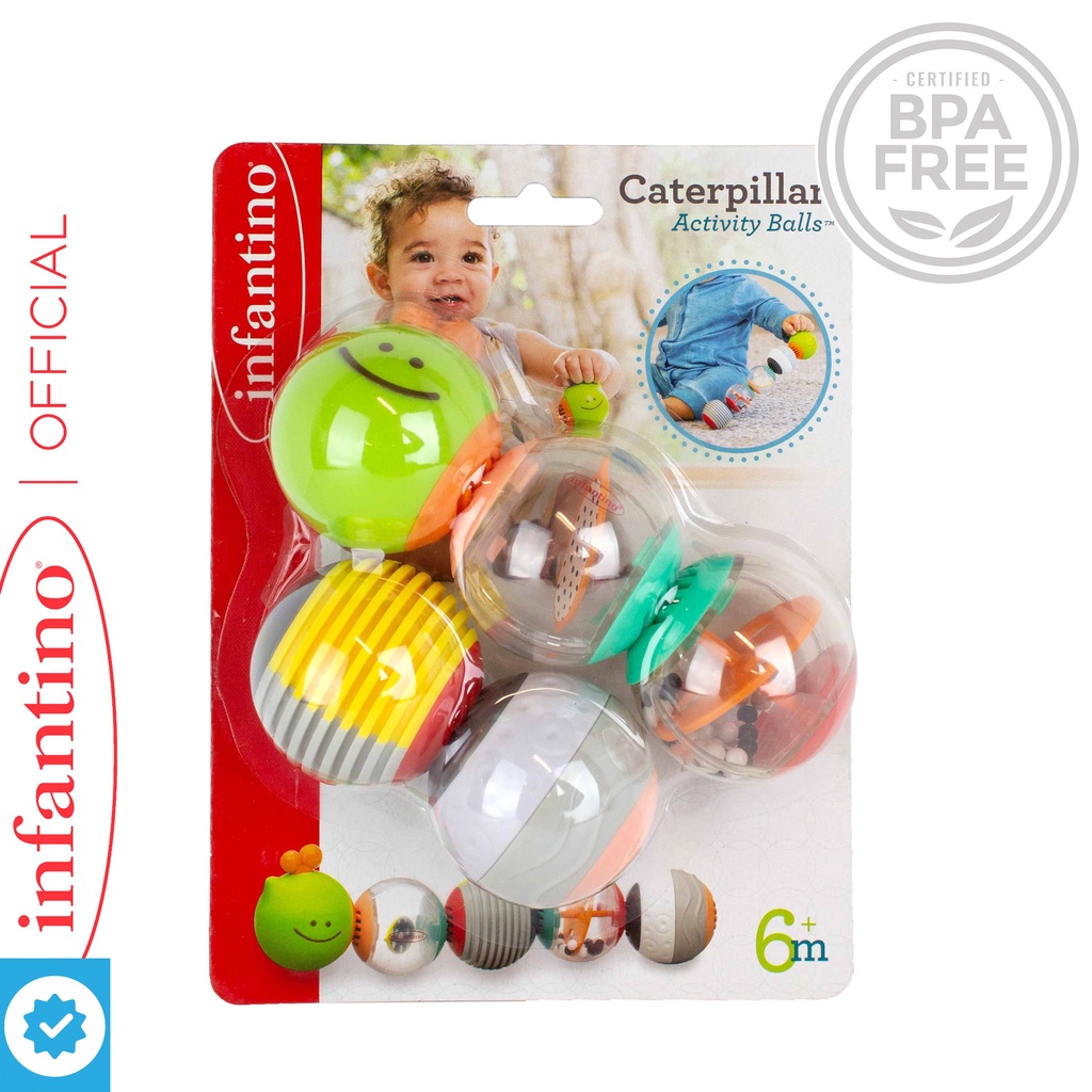Infantino Caterpillar Activity Balls™ (BPA-Free) - Linking Balls ...