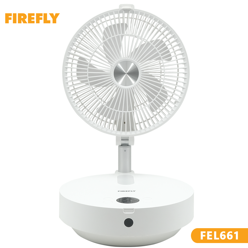 Rechargeable Foldable Telescopic Stand Fan With Night Lamp FIREFLY ...