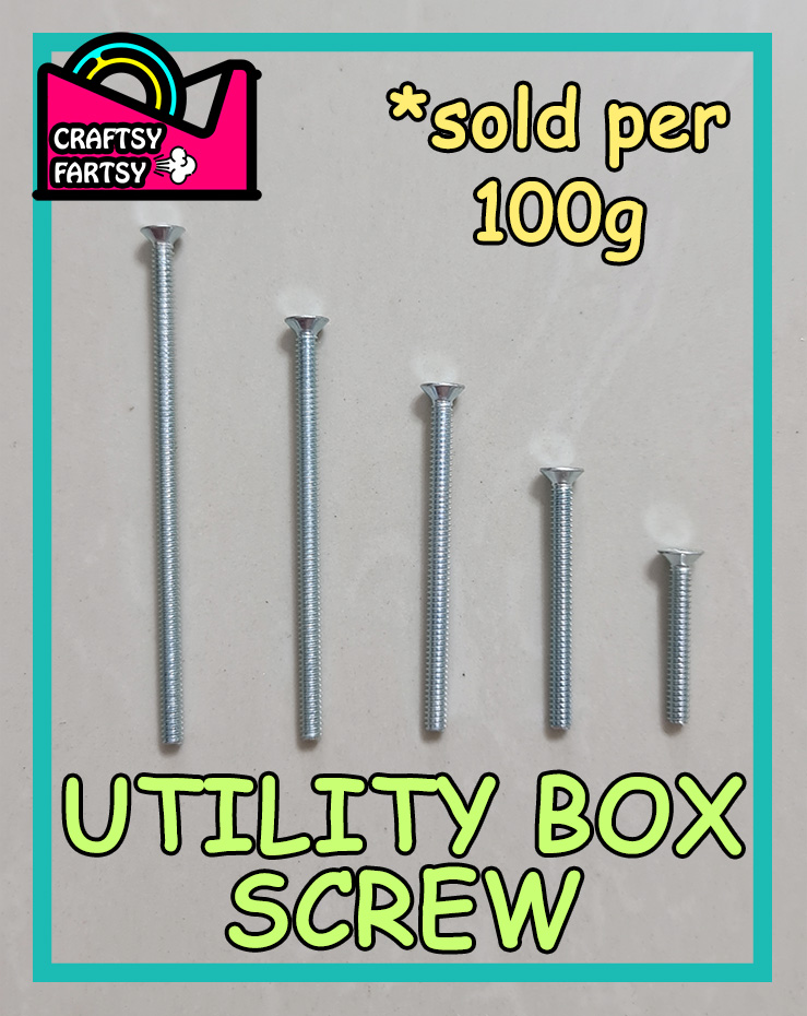 (PER 100grams) Utility Box Screw/ Junction Box Screw/ Flat Head Screw 1 ...