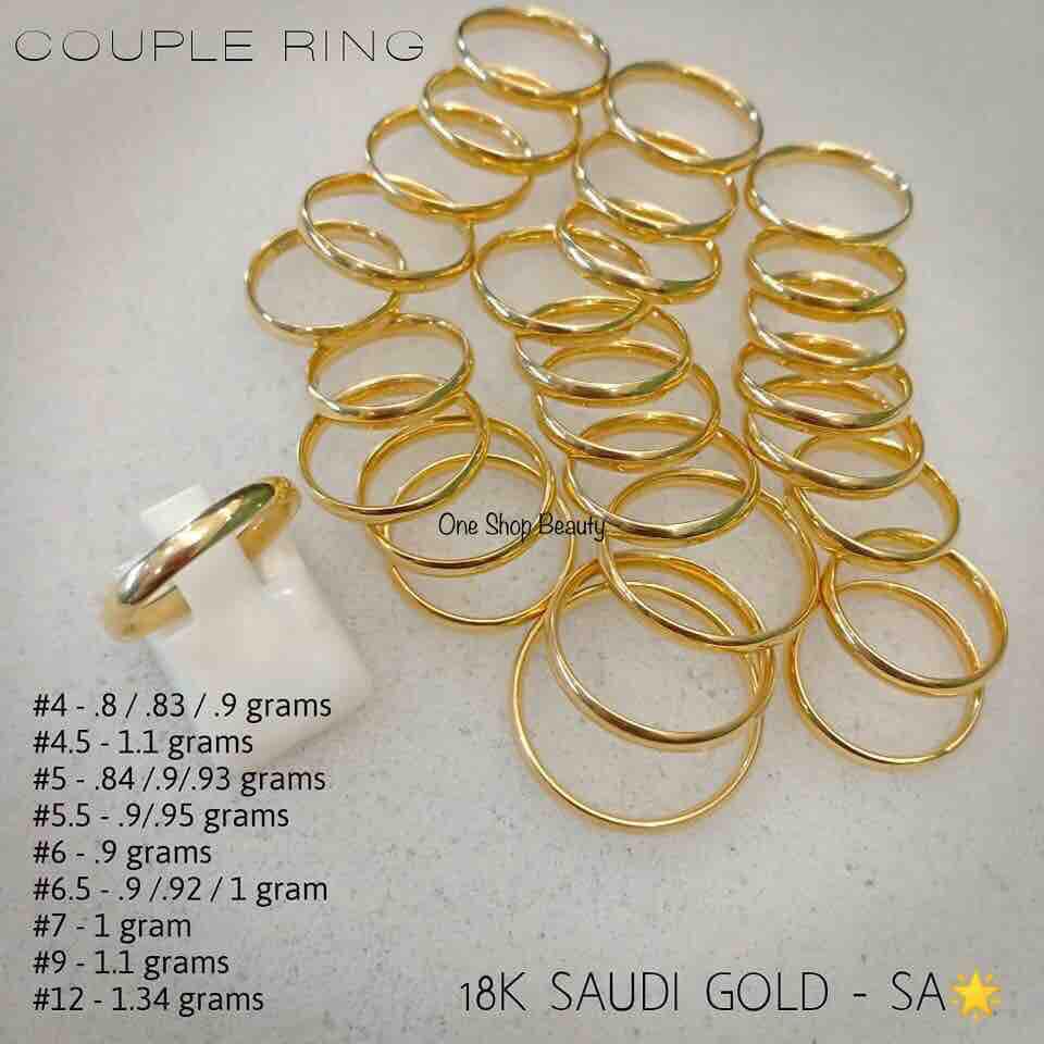18Karat Saudi Gold Wedding Ring | Lazada PH