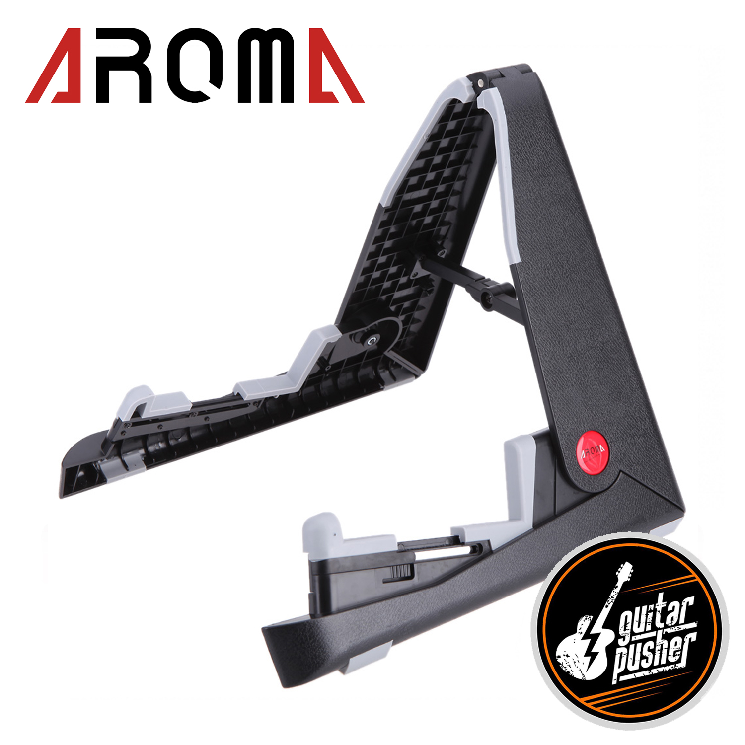 AROMA AGS-01 Electric and Acoustic Folding Guitar Stand | Lazada PH
