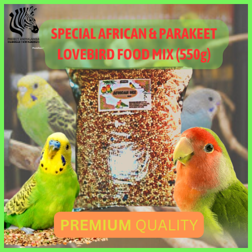 LOVEBIRD DAILY FOODMIX Canary, African, Parakeet, Cockateil food love ...