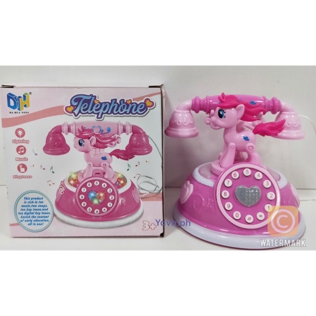 MY LITTLE PONY TELEPHONE WITH LIGHTS AND SOUNDS PHONE MUSIC MUSICAL ...