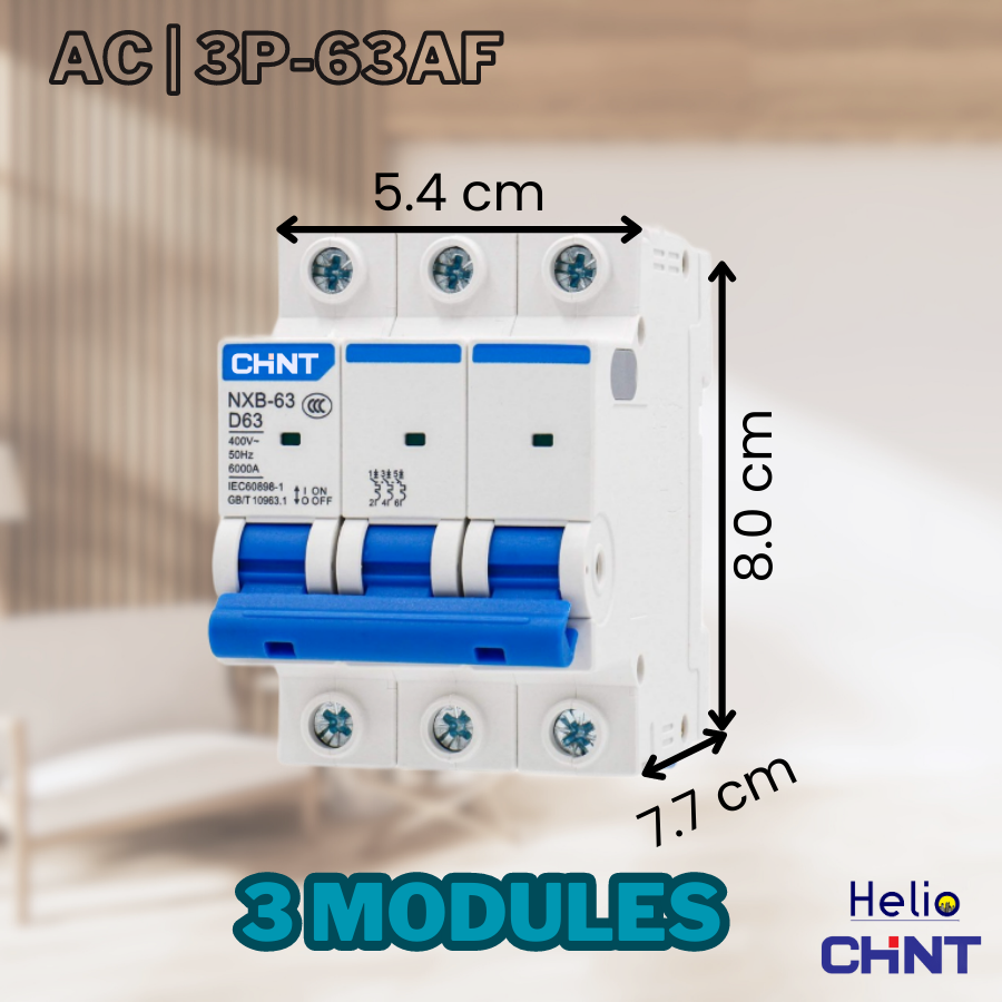 CHINT | SUNTREE | JUNXELE "3 POLE" Miniature Circuit Breaker MCB AC ...