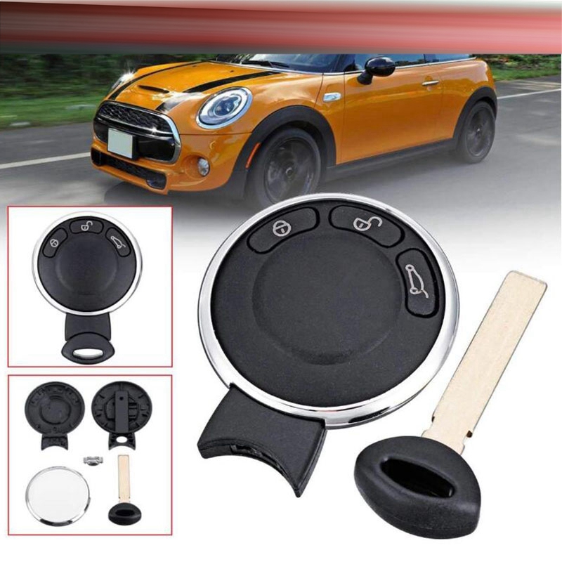 Remote Entry Uncut Car Key Fob Replacement Case Shell Button Pad for ...