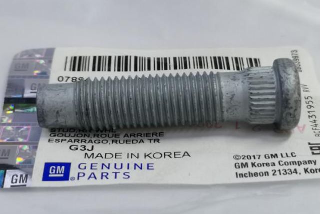 GM Hub Bolt for: Chevrolet Cruze / Chevrolet Orlando / Chevrolet Spin ...