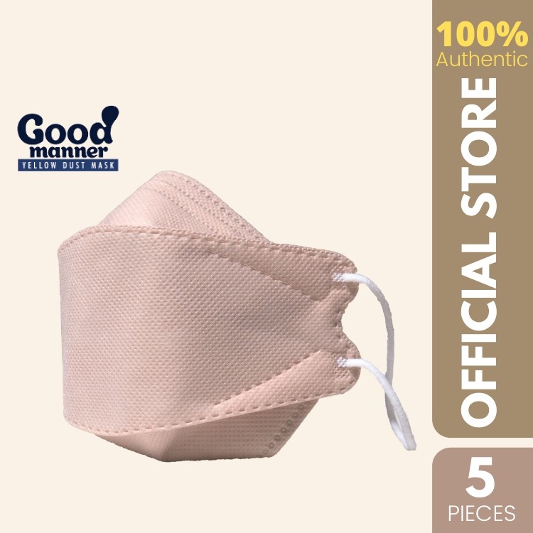 Medical supplies 5 Piece Beige Good Manner Nano Respirator Face Mask ...
