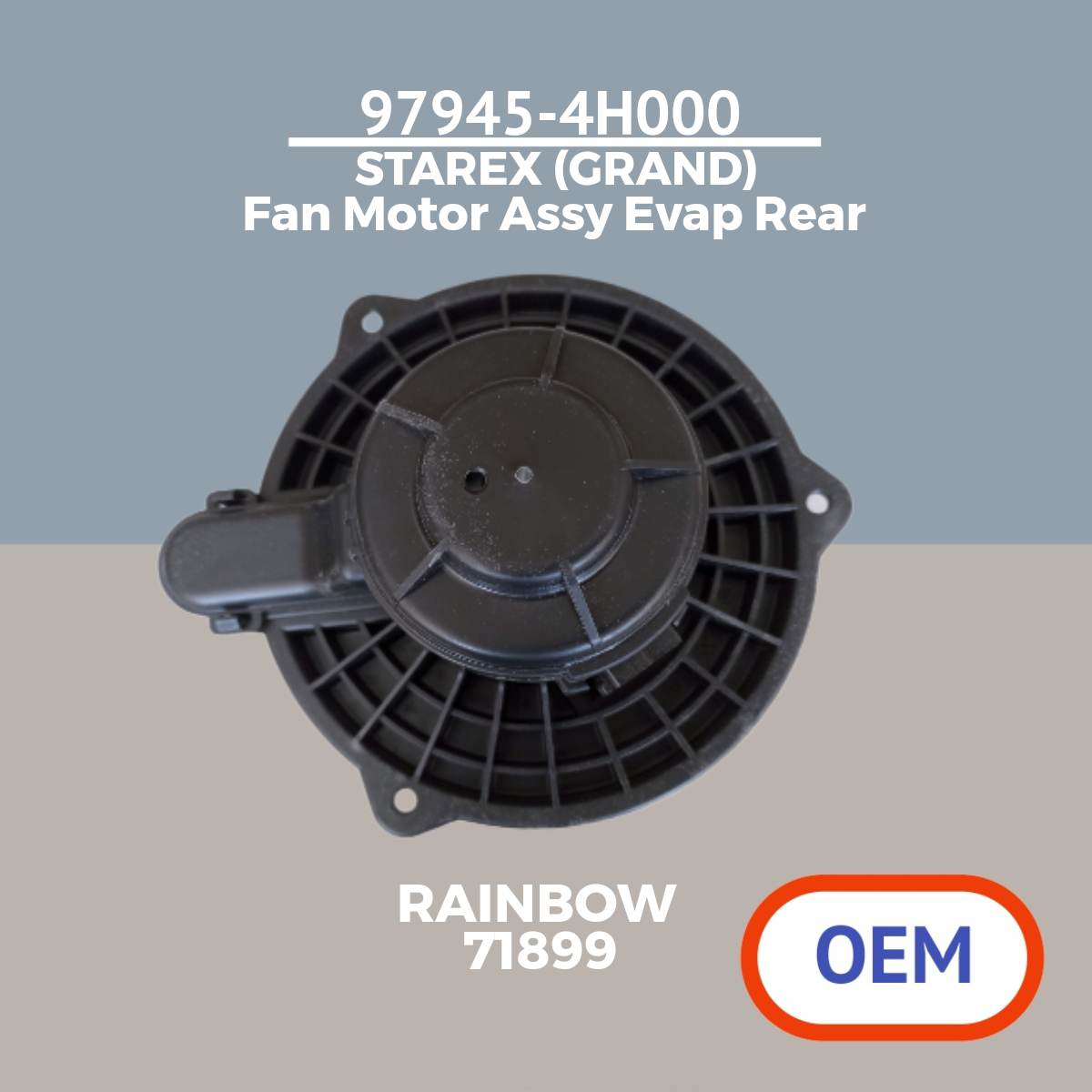 FAN MOTOR ASSY- EVAP. RR (GRAND) (OEM) for HYUNDAI Starex[OEM] Part ...