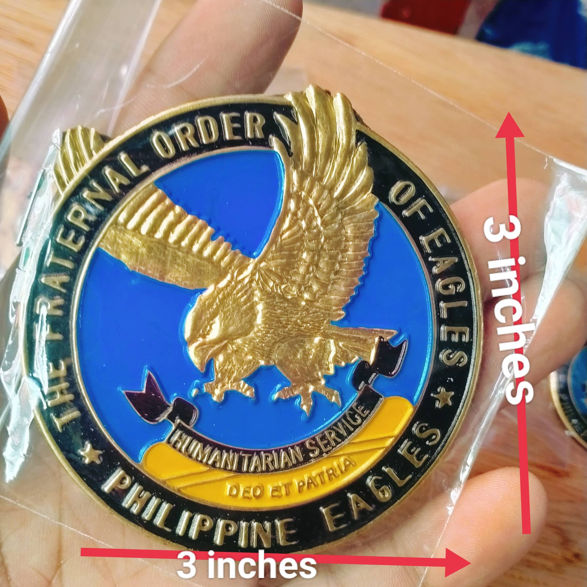 fraternal order eagle metal embose emblem logo | Lazada PH
