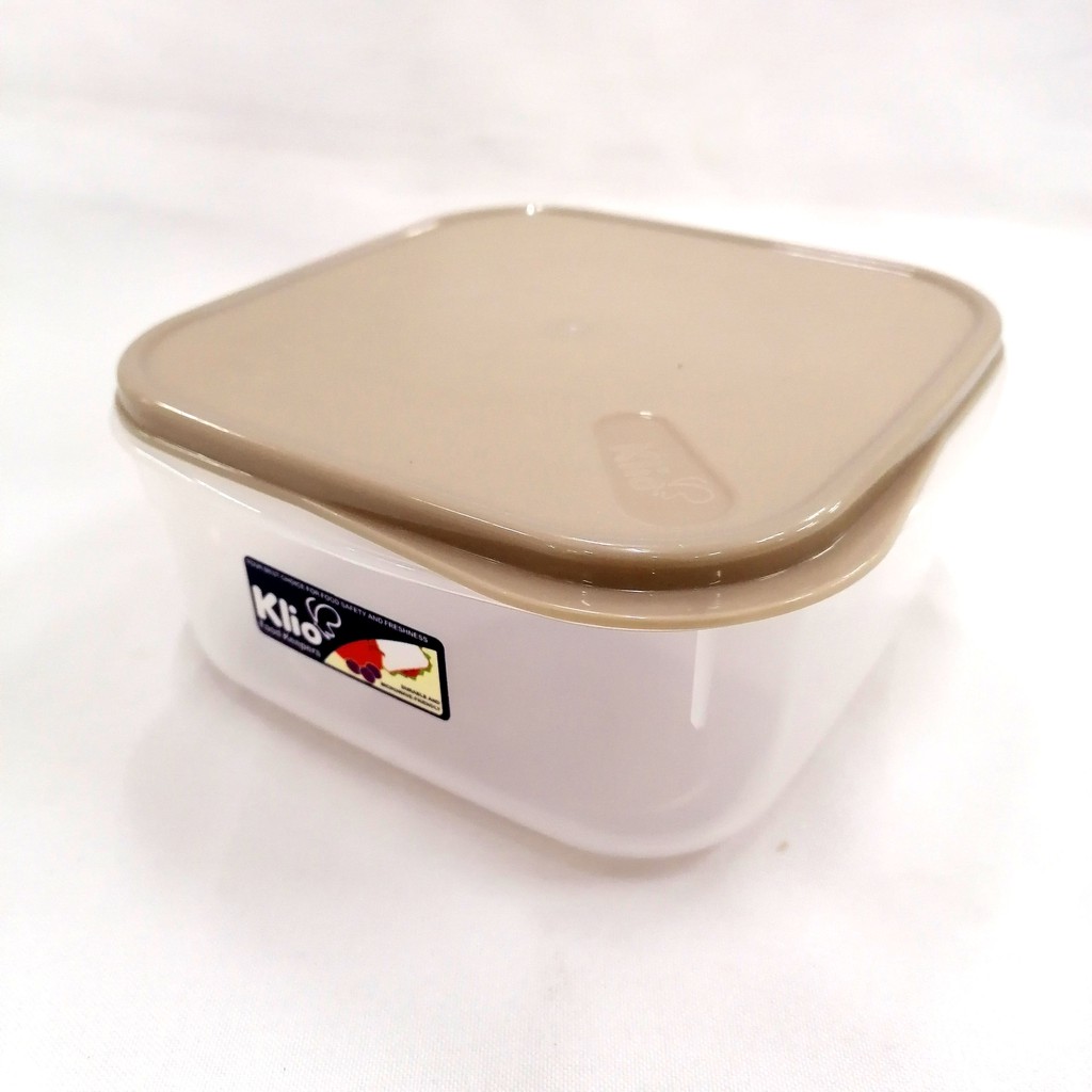 hot Klio KL-SQ02 Square Stack 1L Food Keeper Medium Container Storage Bin | Lazada PH
