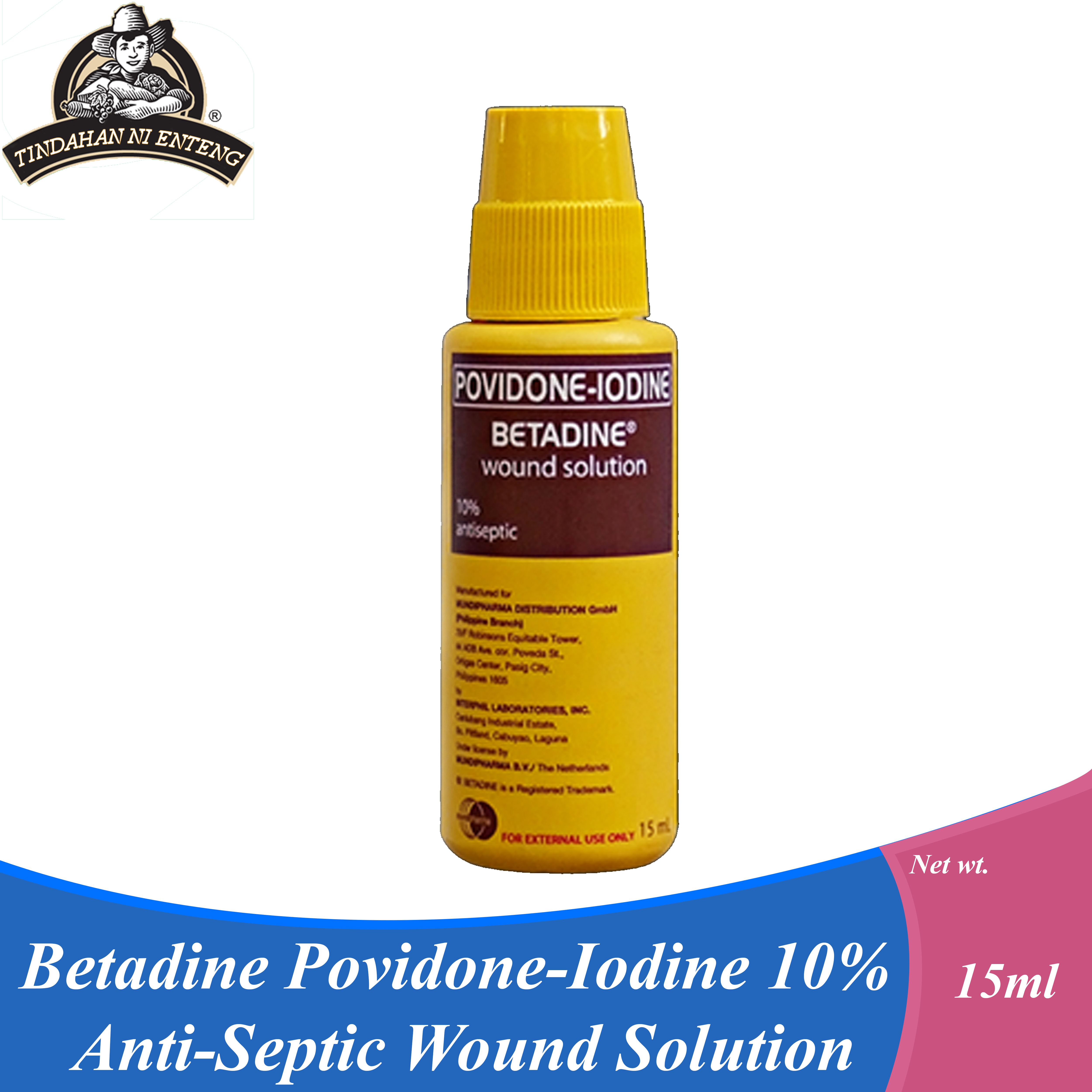 Betadine Povidone-Iodine 10% Anti-Septic Wound Solution 15ML | Lazada PH
