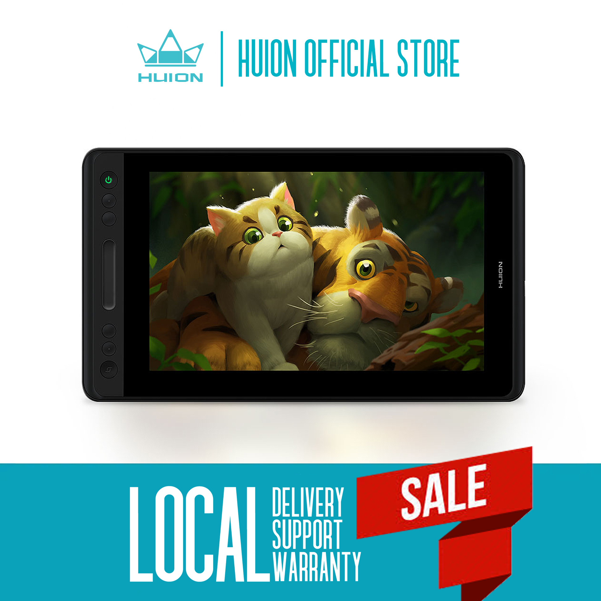 SALE Huion PRO 13 GT-133 13" with STAND Android Support Graphics ...
