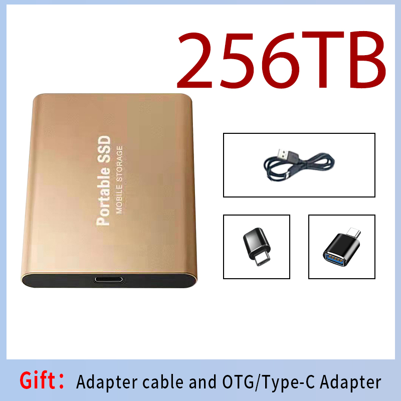 Mini SSD High-Speed Portable 256TB 128TB 2TB Mobile Solid State Type-C ...