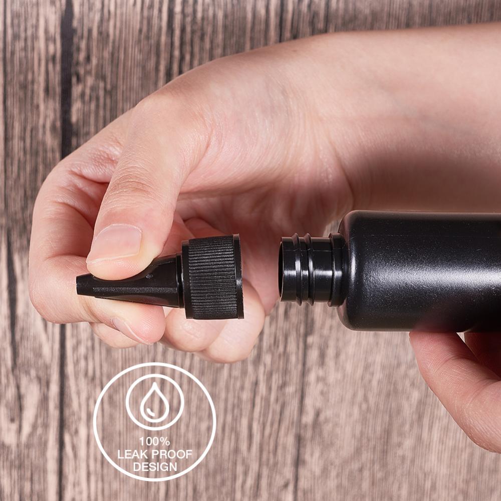 1Set 30 Pack 30ml Black Plastic Squeeze Dispensing Bottles UV Glue ...