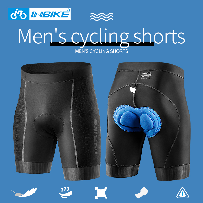 INBIKE Cycling Shorts Men's Biking Road Bike Pants 3D Breathable GEL Padded Anti-Sweat Summer ...