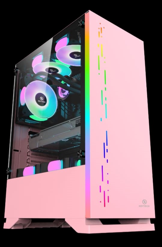 KEYTECH SHIELD BLACK | WHITE | PINK | Mint RGB LIGHT STRIP ATX TG MID ...