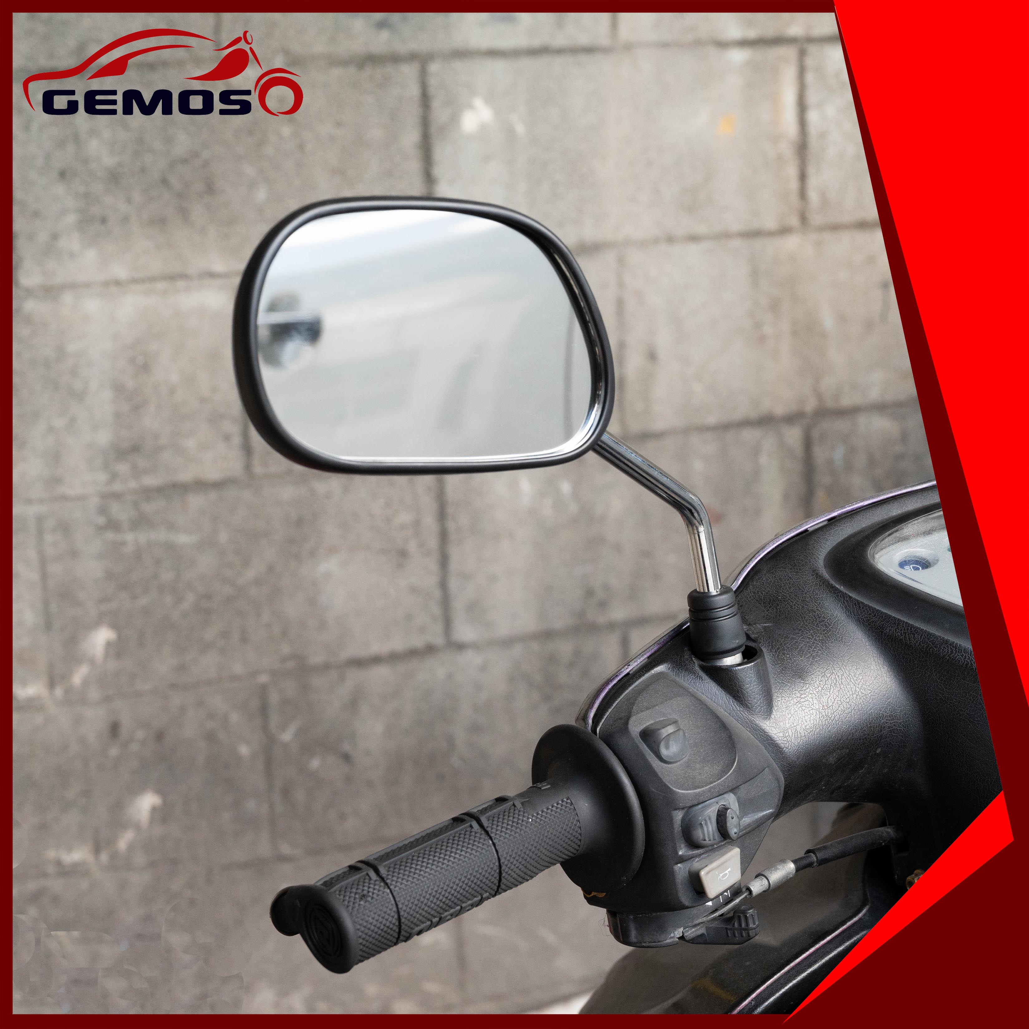 YAMAHA SIDE MIRROR CHROME STEM 5vv (10A COPY) for Yamaha only Made in ...