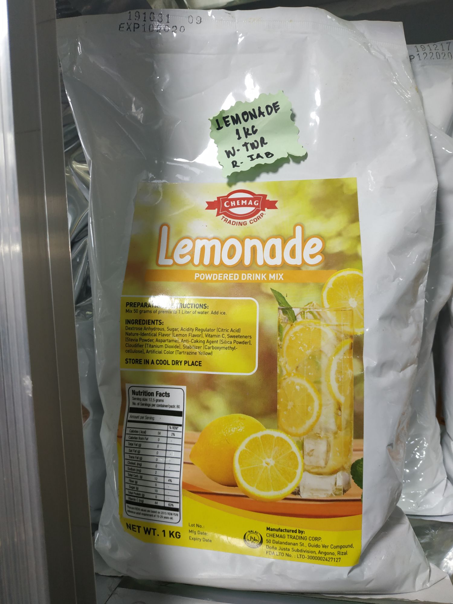 1Kg Lemonade Powder Mix 🥤 A Truly Enlivening, Revitalizing Drink Mix ...