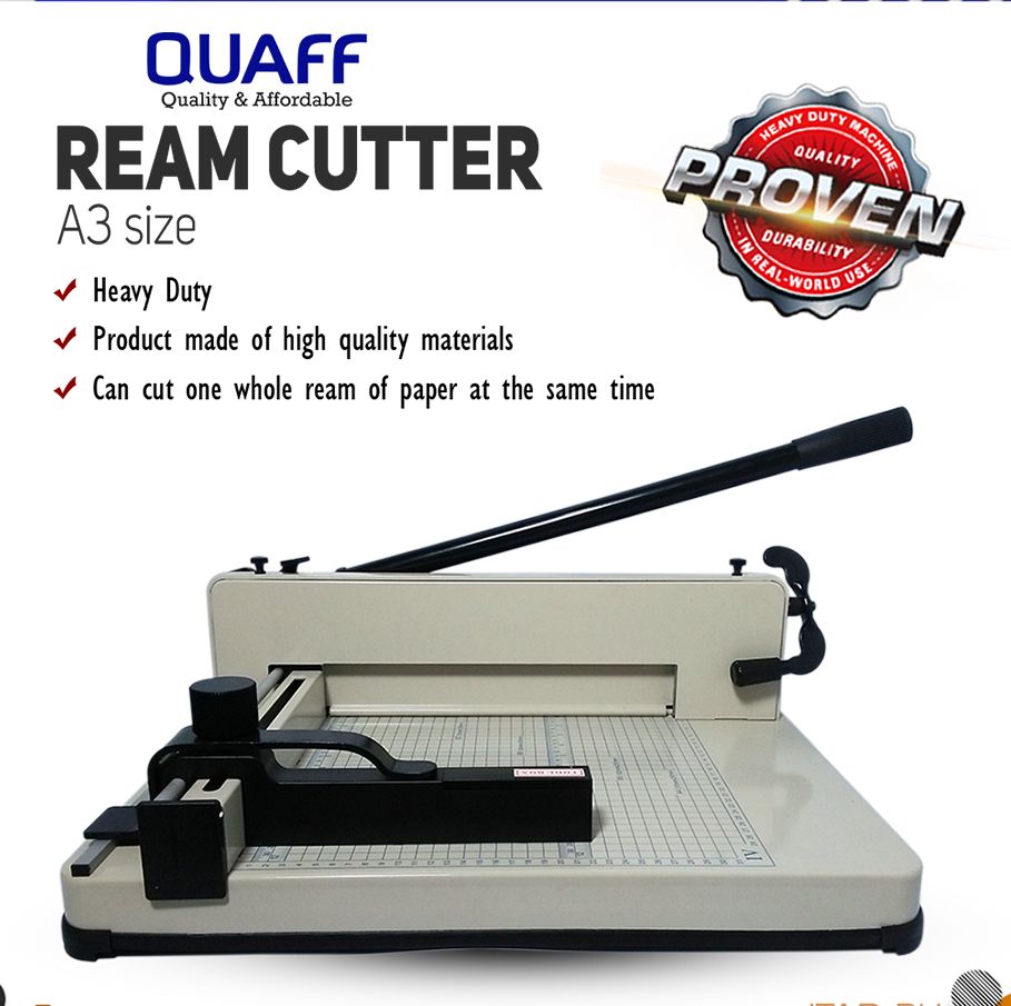 Ream Cutter A4 & A3 Size QUAFF Brand for Mass / Volume Cutting | Lazada PH
