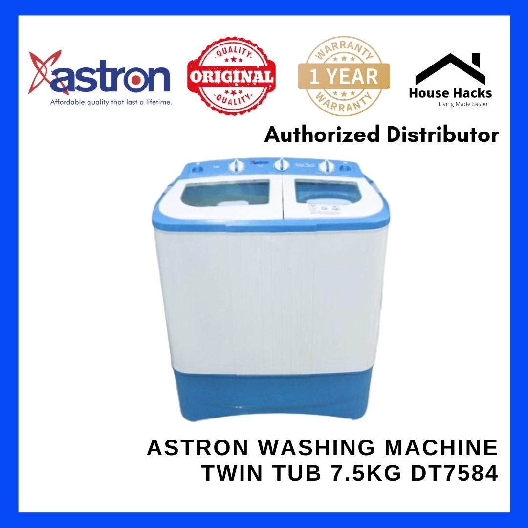 Astron Washing Machine Twin Tub 7.5Kg DT7584 (House Hacks) | Lazada PH