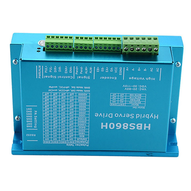 HBS86H Closed Loop Servo Motor Driver HBS860H Hybrid Stepper Servo ...