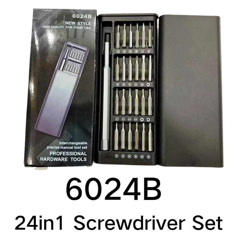 24 in 1 Precision Screwdriver Set Kit Magnetic Bits Phillips Torx Hex ...