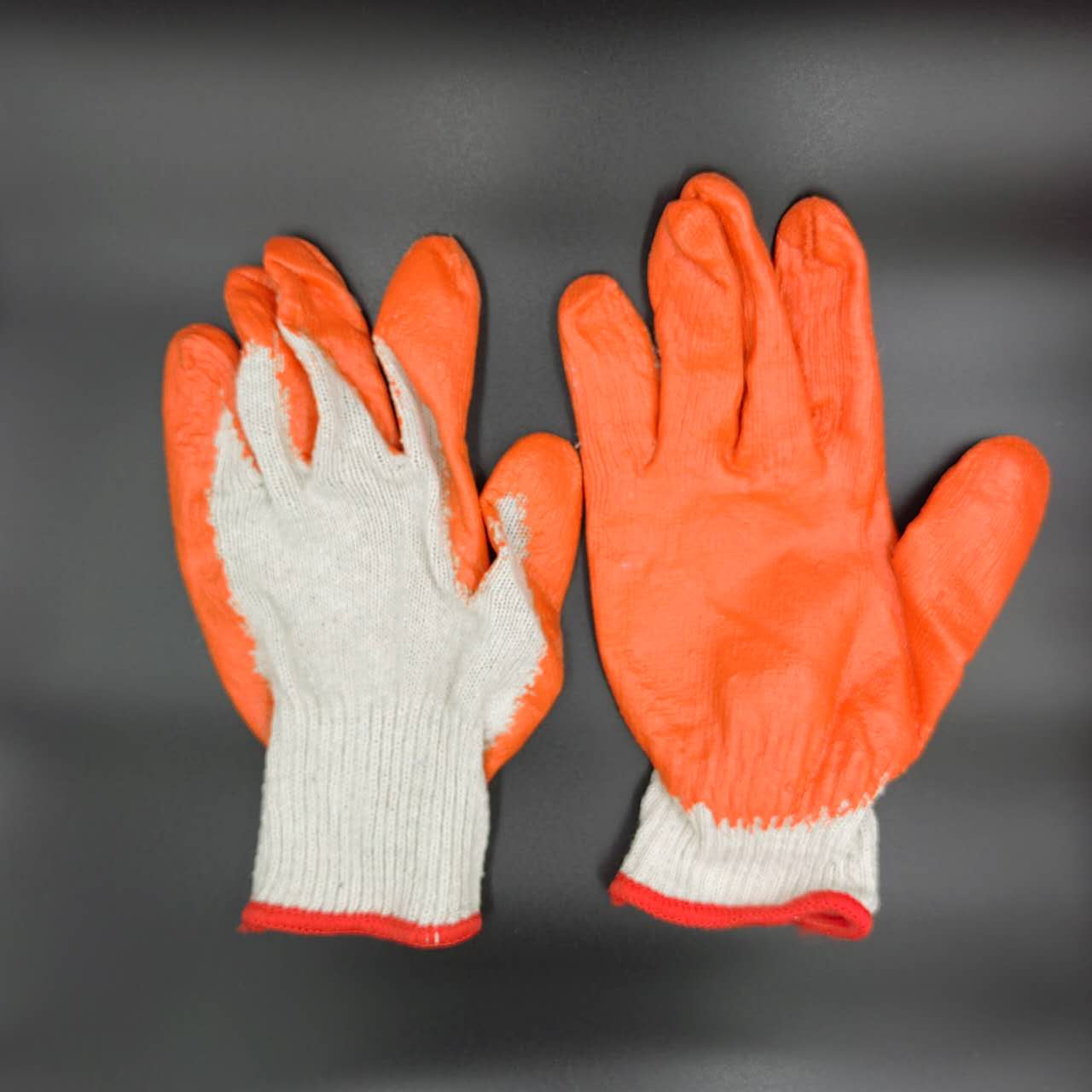 1dozen/12pairs rubber gloves and cotton gloves thick construction ...