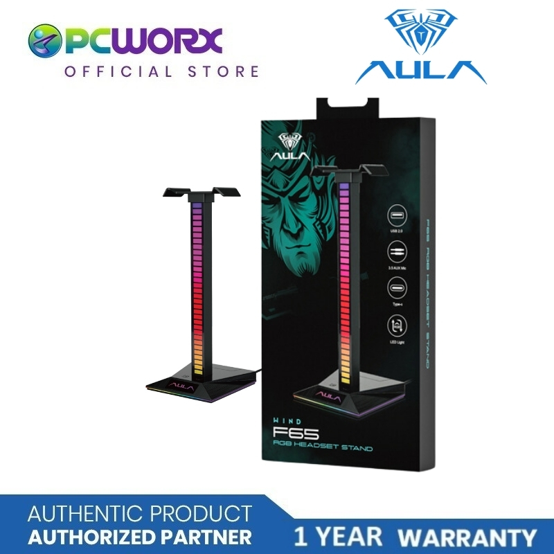 Aula F65 RGB Headphone Stand | Lazada PH