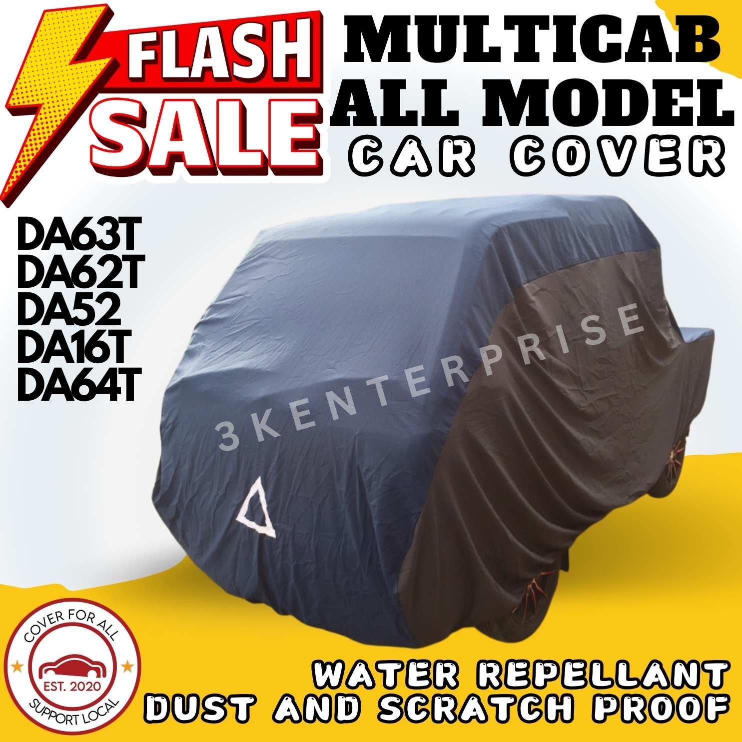 MULTICAB ALL MODEL SDA63T, DA62T, DA52, DA16T, DA64T CAR COVER WATER ...