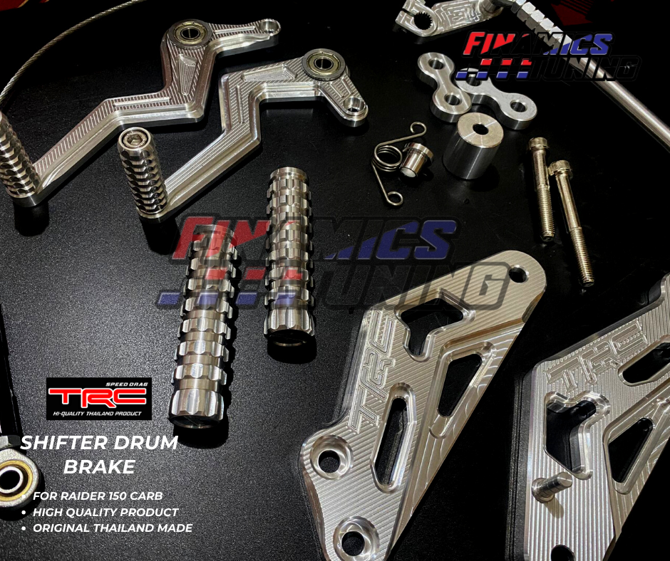 RAIDER 150 CARB AND FI SHIFTER DRUM BRAKE AND DISK BREAK WITH CNC BOLTS ...