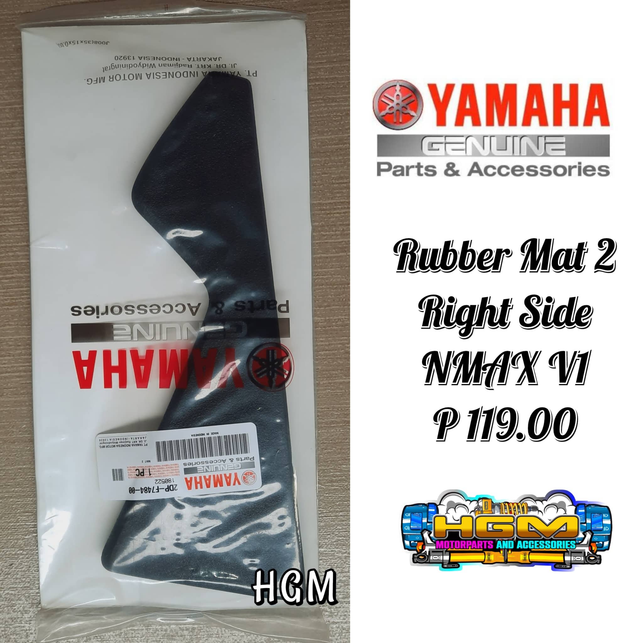 NMAX V1 RUBBER MATTING YAMAHA GENUINE PARTS | Lazada PH