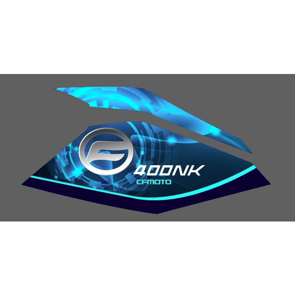 NK400 Version 3 Decals "Cyber Design" (Set - Left and Right) Laminated ...