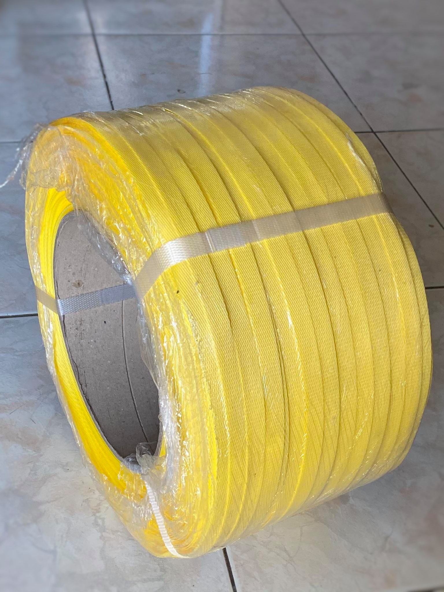PP Strap / Plastic strap / 15mm x 1,250 meters / Yellow /Imported / 1 ...