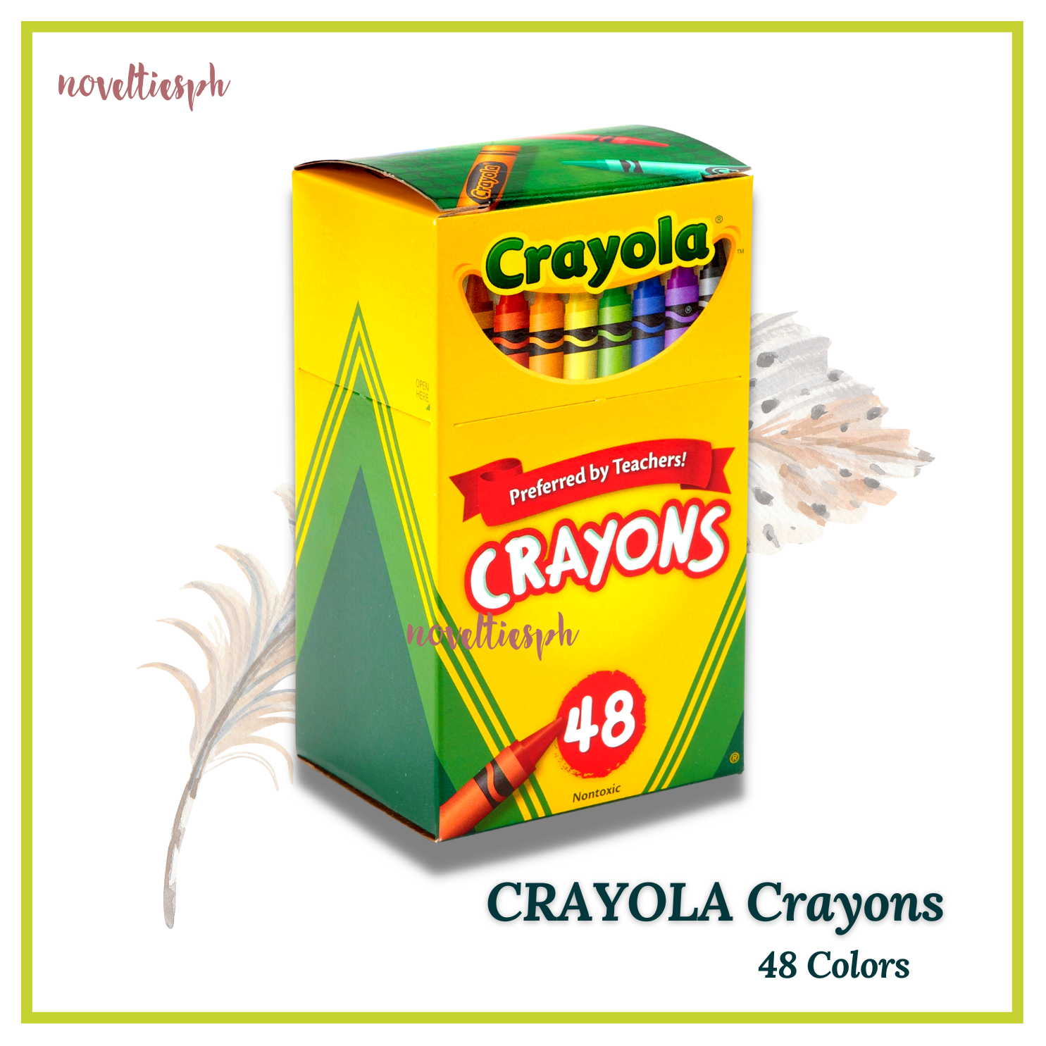 Novelties Crayola 8 16 24 48 64 Color Crayons For Students 100% ...