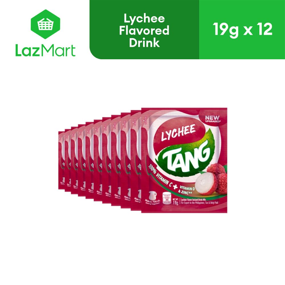 Tang Lychee Litro Pack 19G - Pack of 12 | Lazada PH