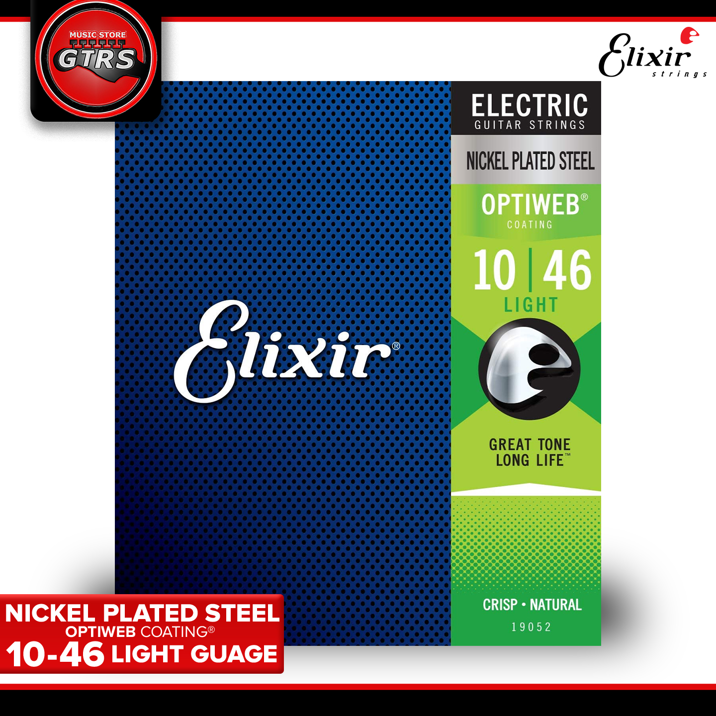 Elixir Electric Nickel Plated Steel Electric Guitar Strings with ...