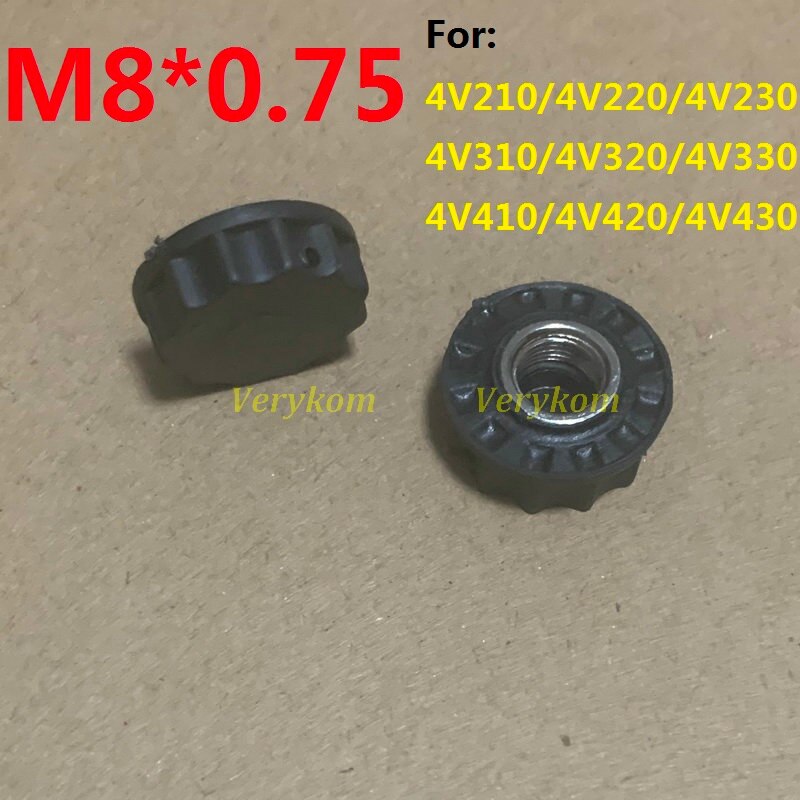 10pcs/lot Pneumatic Solenoid Valve Nut Airtac Valves Cap M7*0.5 M8*0.75 Use For 4V210-08 4V110 ...