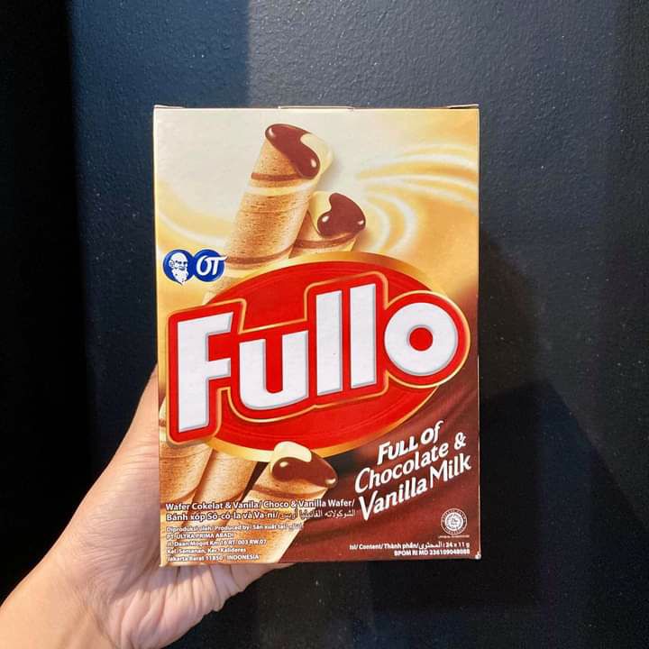 Fullo Wafer Stick Chocolate & Vanilla Milk 240g | Lazada PH