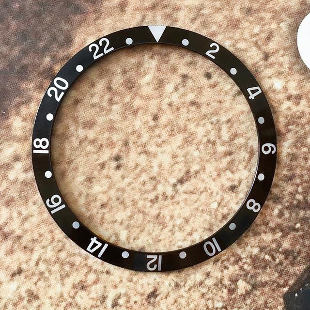 Watch Aluminum Bezel Insert GMT Ring for 39mm Vintage 1960 Case Mod ...
