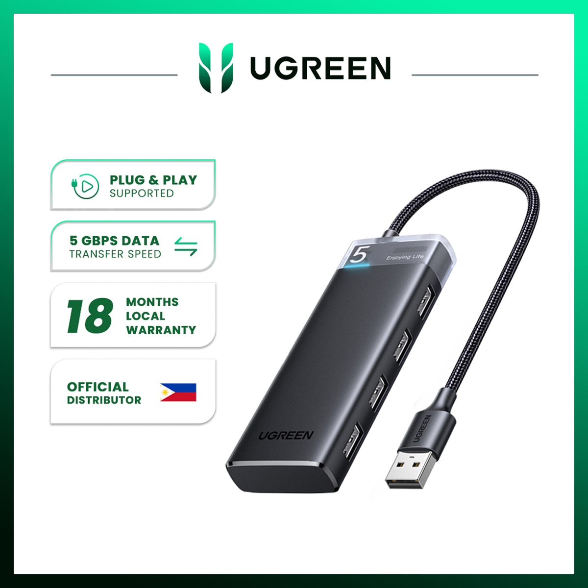 UGREEN 4-Port USB-A Hub - PH | Lazada PH