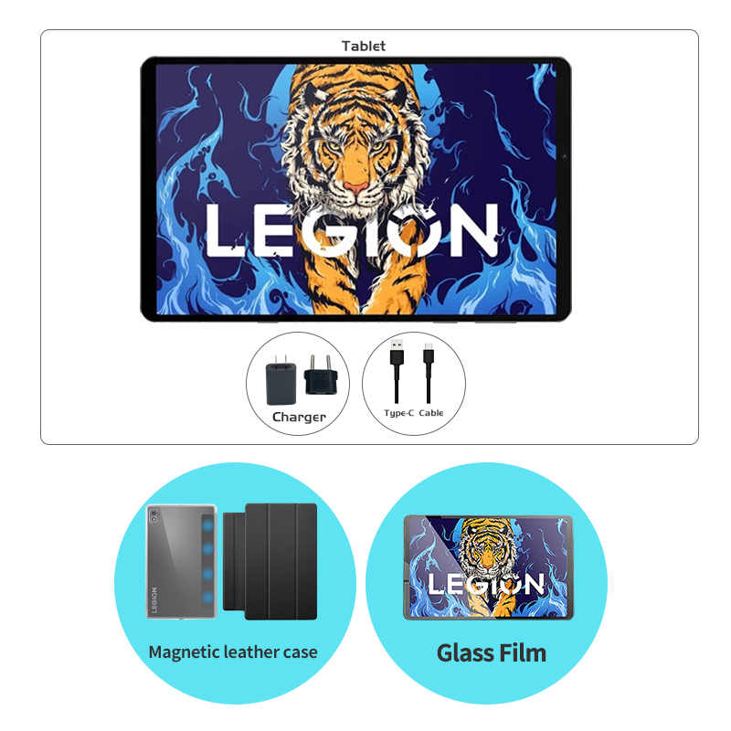Lenovo LEGION Y700 Gaming Tablet 8.8inch 2.5K 120Hz 8GB 128GB /12GB 256GB ROM Snapdragon 870 ...