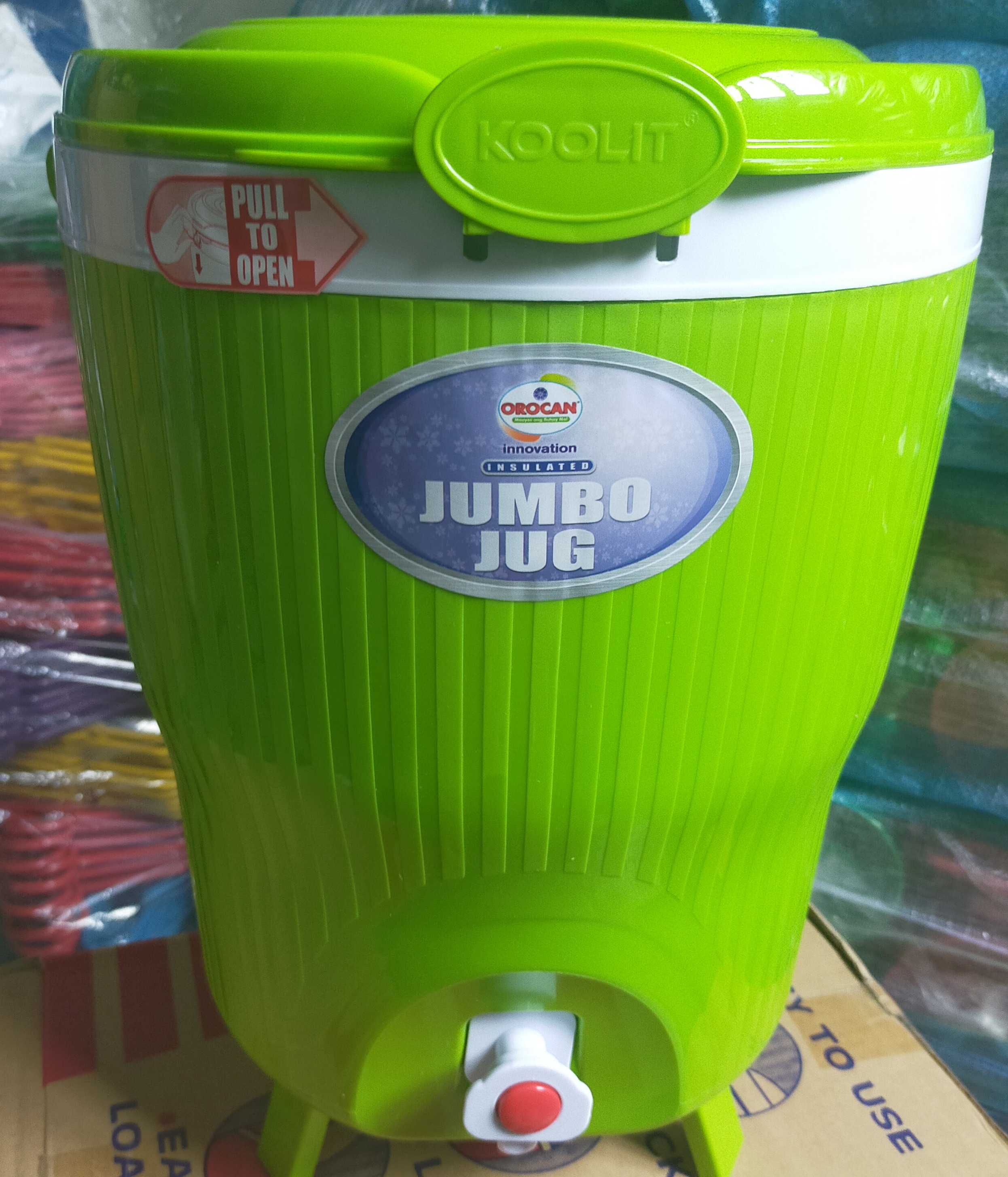 (12 liters) Jumbo Water Jug Cooler,/Original Product, / Koolit Orocan ...