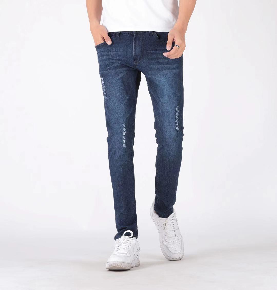ALVIN# Ripped Jeans For Men Skinny Stretchable Pants | Lazada PH